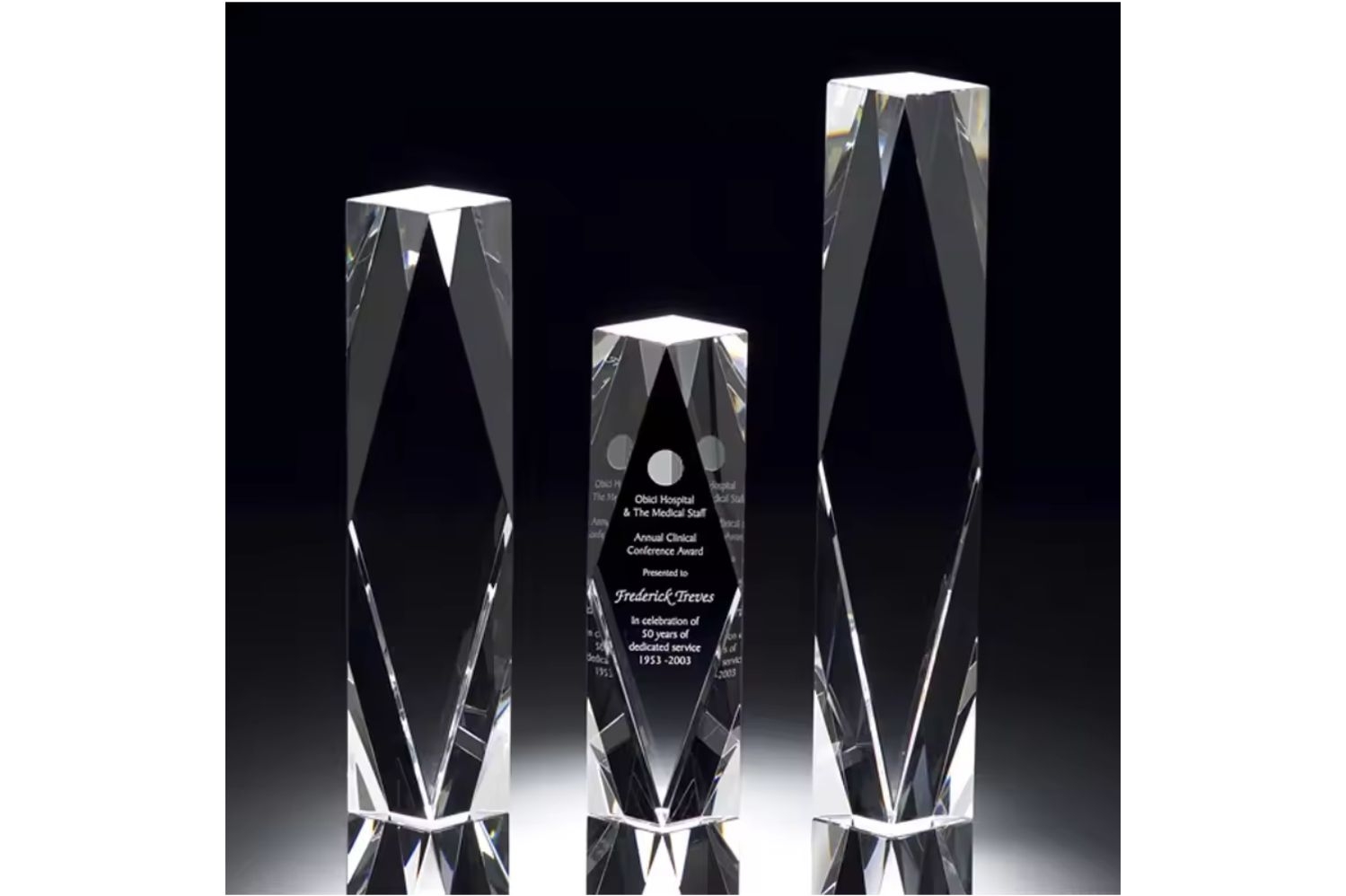 TROFEU CRISTAL GRAVAT